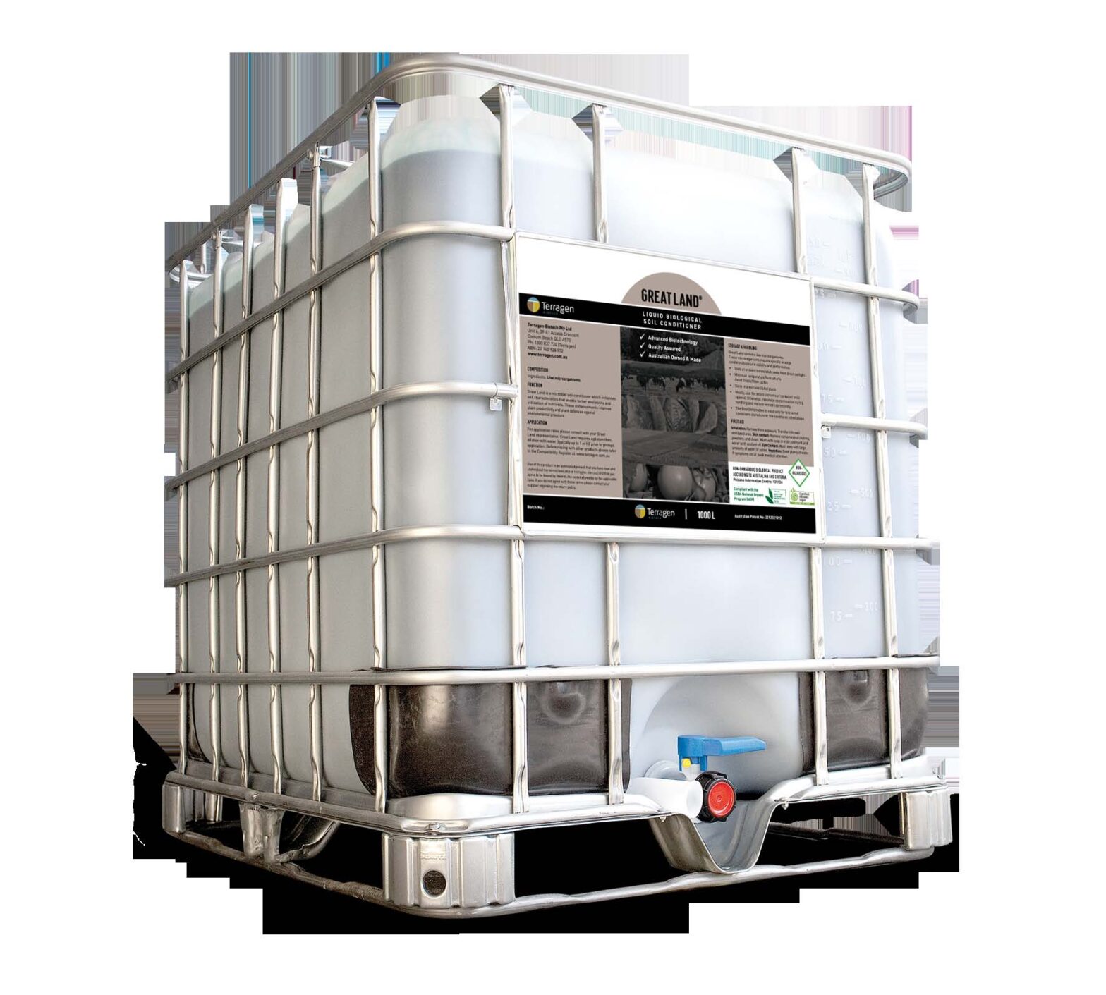 Terragen Biotech Great Land Biological Soil Conditioner 1000L - AG ...