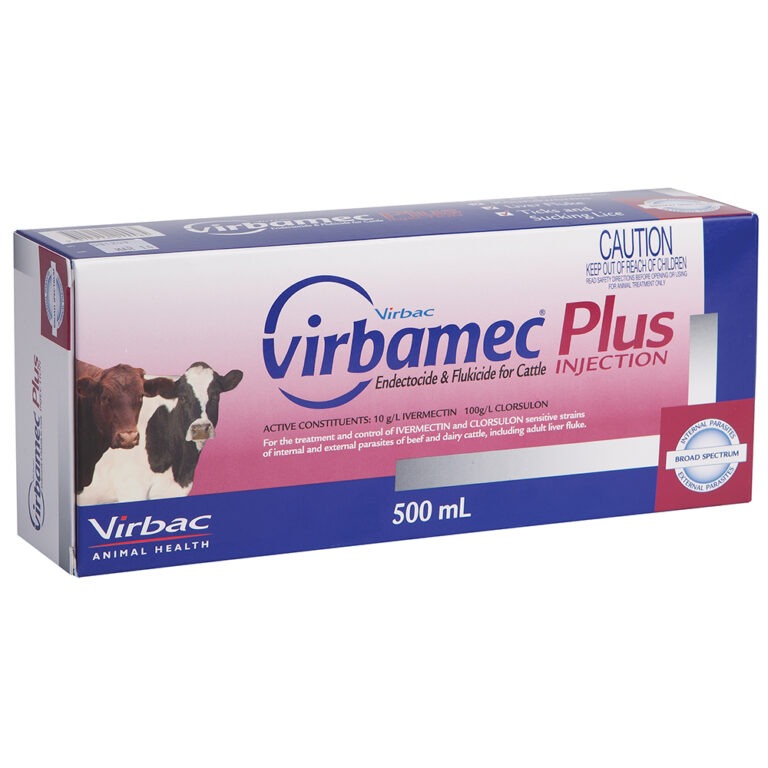 Virbac Virbamec Plus Injection - 500ml - AG Warehouse