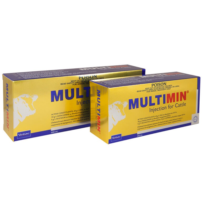 Virbac Multimin Injection for Cattle - 200ml - AG Warehouse