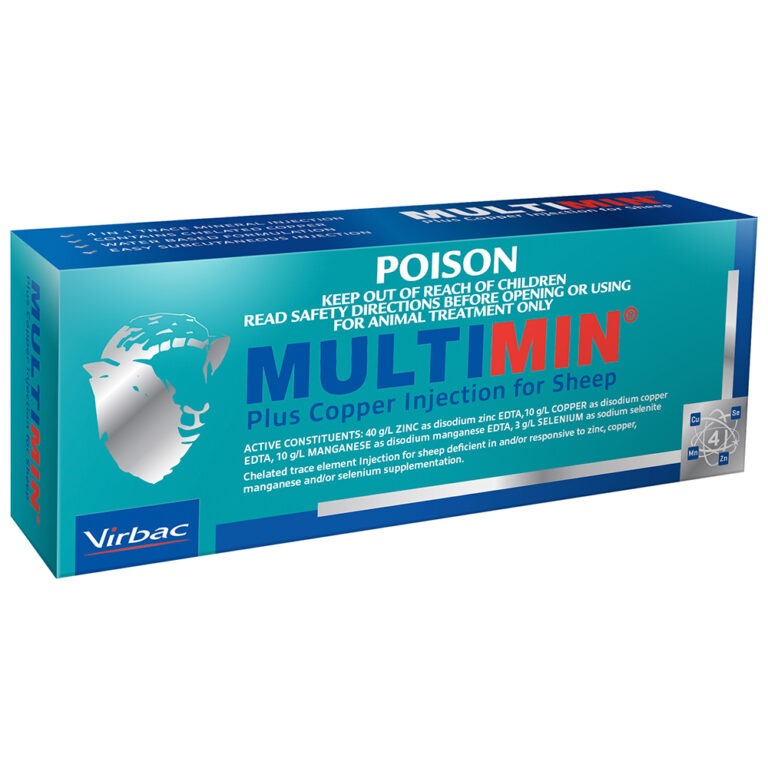 Virbac Multimin Plus Copper Injection for Sheep - 500ml - AG Warehouse