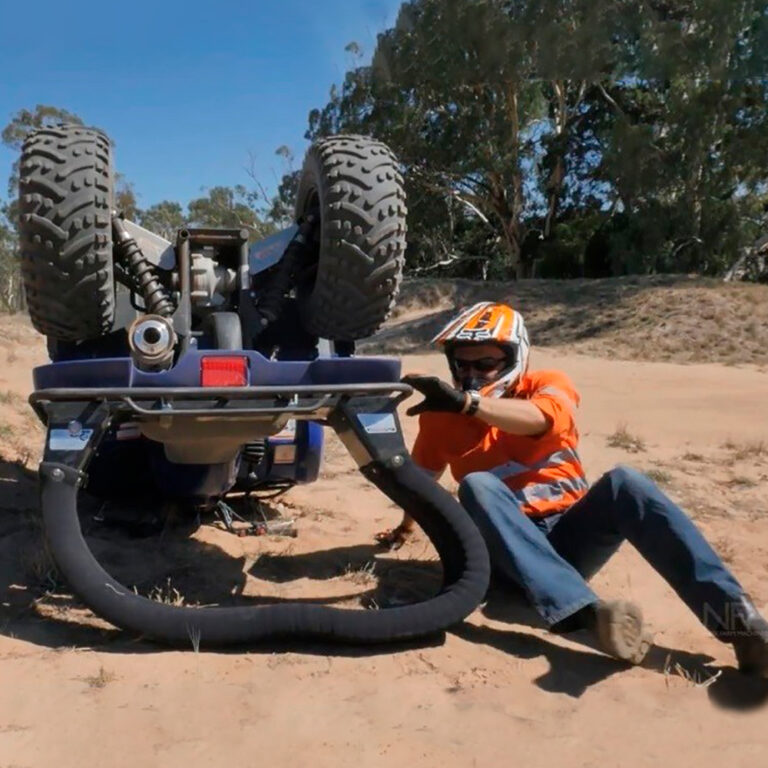 ATV Lifeguard, Quad Bike Rollover Protection (Black Base) - AG Warehouse