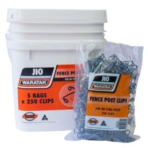 Waratah Jio®Longlife® Fence Post Clips (Bag of 250) - AG Warehouse