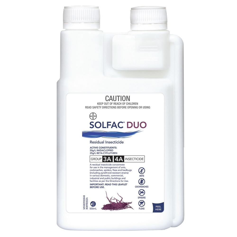 Bayer SOLFAC® Duo Insecticide 500ml - AG Warehouse