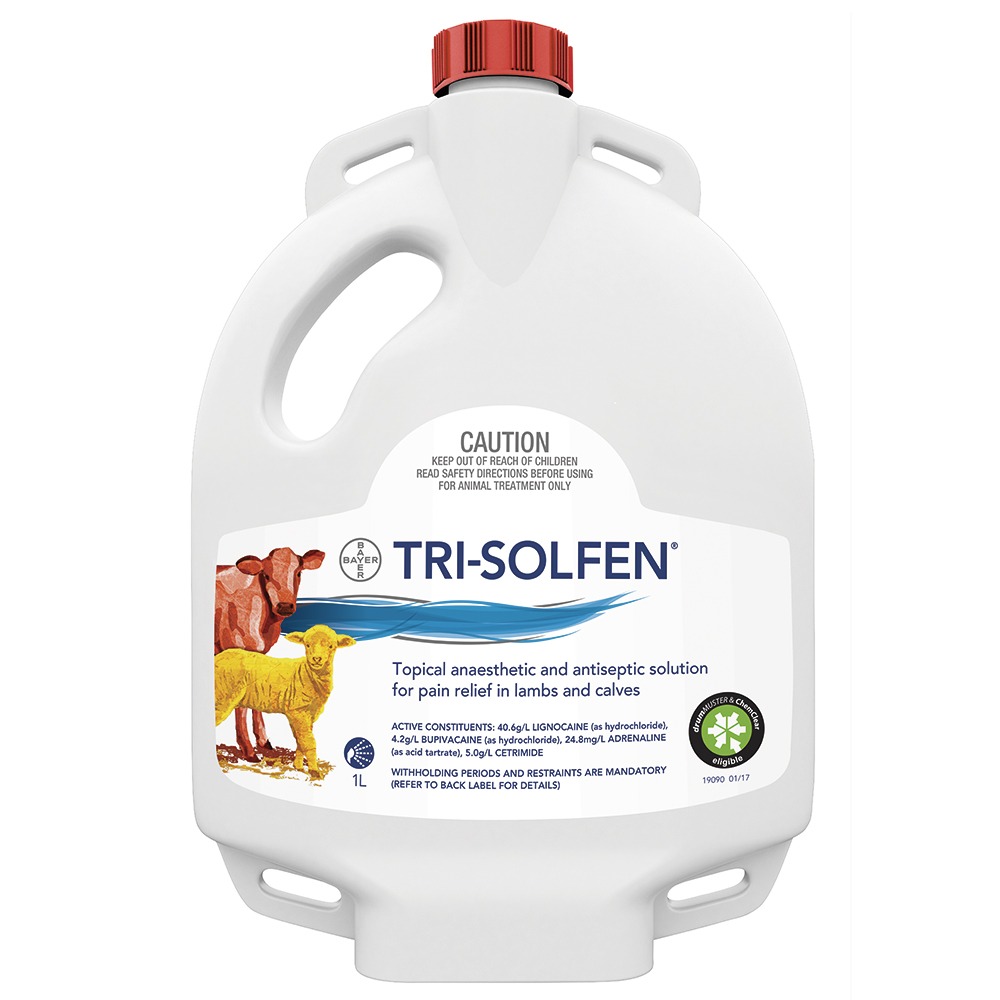 Bayer TRI-SOLFEN® Topical Anaesthetic and Antiseptic Solution 1L - AG ...