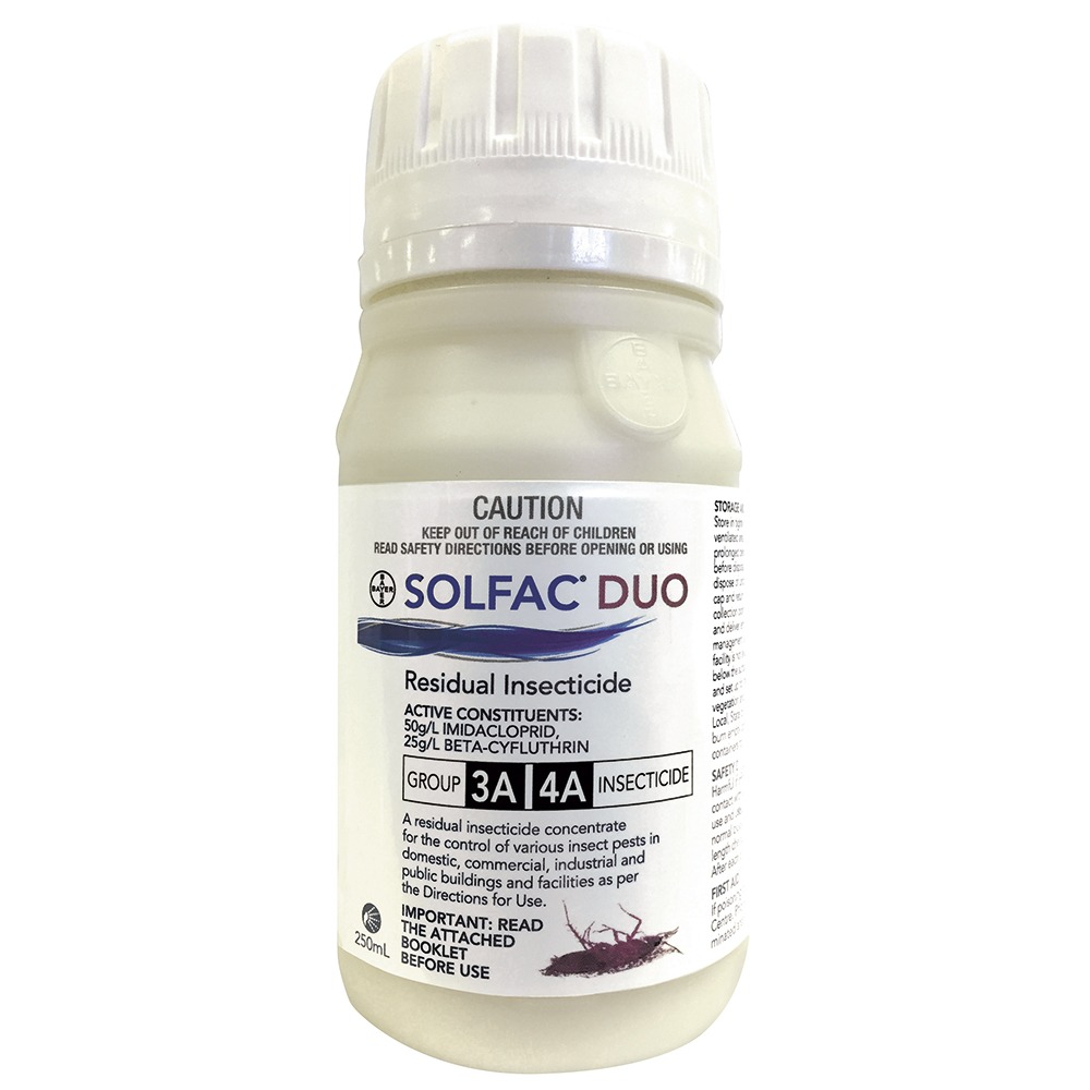 Bayer SOLFAC® Duo Insecticide 250ml - AG Warehouse