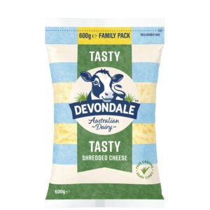 Devondale Tasty Shredded Cheese 600g - AG Warehouse