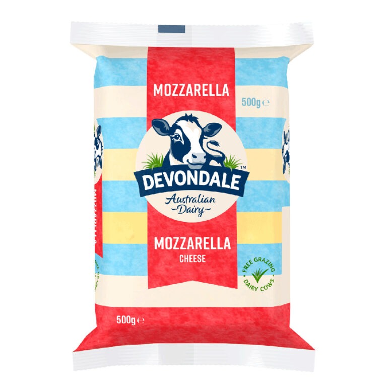 Devondale Mozzarella Cheese Block 500g - AG Warehouse