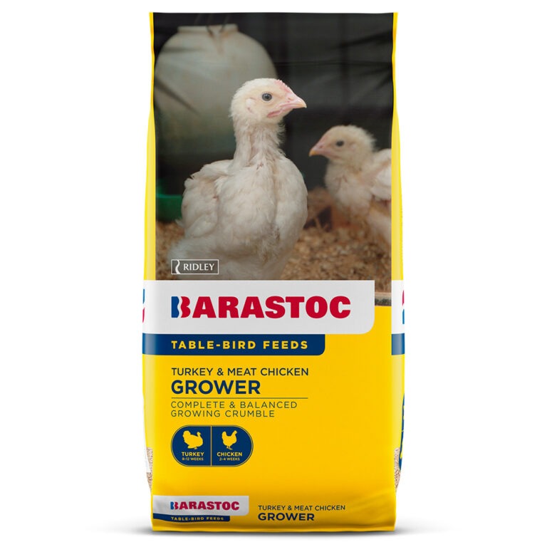 Barastoc Turkey & Meat Chicken Grower 20KG - AG Warehouse